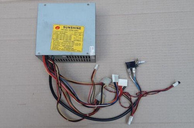 Sunshine 200W Vintage Computer Switching Power Supply Unit, Psu Retro ...