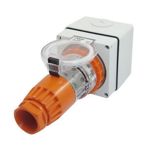AC 500V 32A IP66 3Pin + E 56P432 Industrial Straight Plug w 56SO432 ...