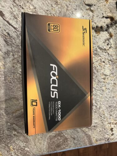 Seasonic Focus Plus Gold 1000W Atx Black Power Supply Unit - Ssr-1000Fx Gx-1000 - SPW Industrial