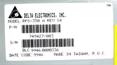 Rps-350 B Rev.S4, Mate W/ Ps Dps-350Ab A, P/N:Ta737180-004, Cage Only ...