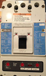 Westinghouse Kt3300T Kd35K 300 Amp 600Vac 3 Pole Circuit Breaker With ...
