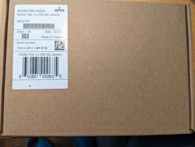 New Broadcom Bcm957504-P425G Pci-E 4.0 16X Quad Port 25Gb Pcie Ethernet Nic - SPW Industrial