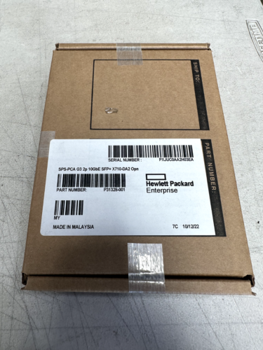 Hpe New Intel X710-Da2 Ethernet 10Gb 2-Port Sfp+ Adapter P28787-B21 ...