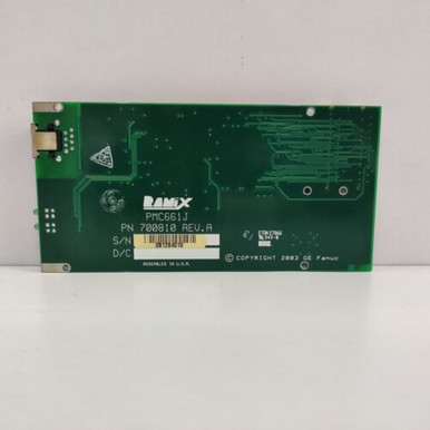 Ramix Pmc661J 700810 Rev A Pmc Single Port 10/100 Vme Ge Fanuce - SPW ...