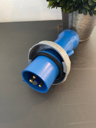Hubbell Blue Plug 330P6W 30 Amp 250 Vac - SPW Industrial