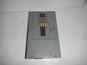 Cutler Hammer Ehb3100 Circuit Breaker 100 Amp 480 Vac With Enclosure ...