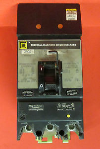 Square D 3 Pole 200 Amp I-Line Circuit Breaker Ka36200 ............ Va ...
