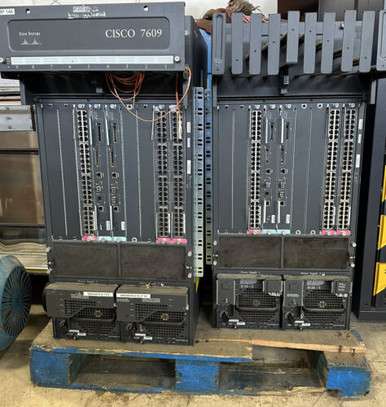 (2) Cisco 7609-S 9 Slot Router Chassis - SPW Industrial