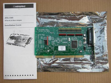 Ava-1505 Adaptec Isa Scsi Controller Internal 50 Pin External 25 Pin ...