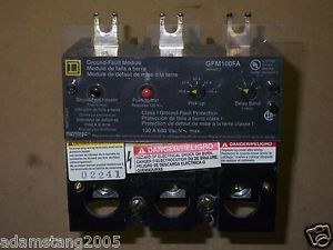 Square D Gfm Gfm100Fa 100 Amp 600V Ground Fault Module Circuit Breaker ...