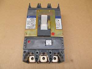 1 Ge Sgha36At0400 400 Amp 3P 600 Vac Circuit Breaker W 400 Amp Rating ...