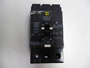 Square D Circuit Breaker Interrupter Edb34090 90 Amp - SPW Industrial