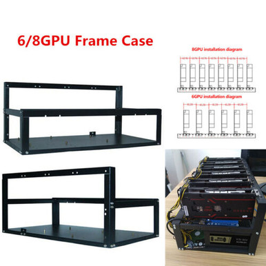 Stackable For 6/8 Gpu Crypto Coin Rack Open Mining Rig Frame Mining ...