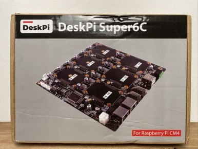 Deskpi Super6C Raspberry Pi Cm4 Cluster Mini-Itx Board 6 Rpi Cm4 ...