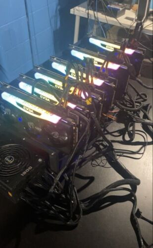 Mining Rig Kit 6 Gpu Slots, Open Case, Psu, Cpu, Ssd, No Gpus Included ...