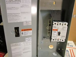 Cutler Hammer - Eaton - Hfd3100 - 100 Amp 3 Pole With Sfdn100 Enclosure ...
