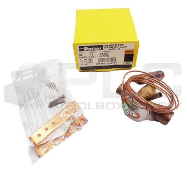 New Parker R407C Thermostatic Expansion Valve Model Se 5-1/2-7-1/2 Tons ...