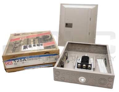 Cutler Hammer Ch12L3125B 3-Phase Ch 12-Space Main Lug Breaker Panel W ...