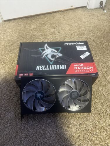 Powercolor Hellhound Amd Radeon Rx 6600 Xt 8Gb Gddr6 Graphics Card ...