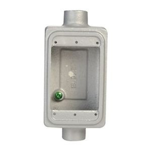 Cast Device Box, FSC, 1 Gang, 1/2 Hub, Malleable Iron - SPW Industrial