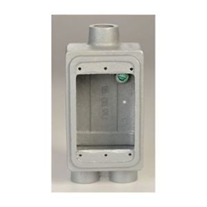 Cast Device Box, FSCC, 1 Gang, 1/2 Hub, Malleable Iron - SPW Industrial