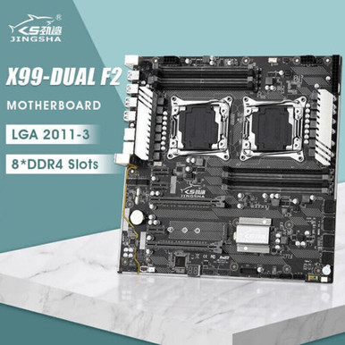 X99 Dual F2 Motherboard Dual Xeon Cpu Lga2011-3 E5 V3 Ddr4 256G Sata3.0 ...