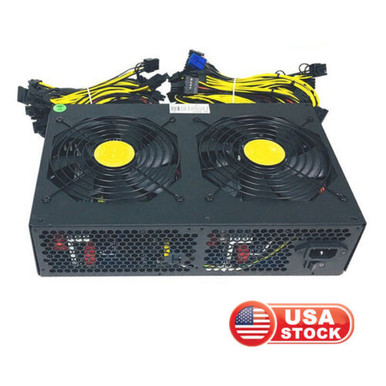 3450W Atx Miner Psu Pc Power Supply 90% Efficiency 180V-240V For Etc ...