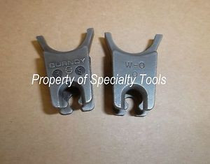 Burndy WO Crimper crimping W die Hydraulic 6 TON Crimp set index O tap ...