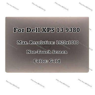 13" Gold Dell Xps 13 9380 Fhd Lcd Led Display Non-Touch Screen Assembly ...