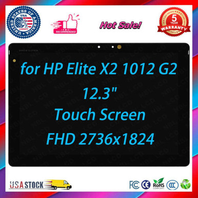 For Hp Elite X2 1012 G2 925556-001 924438-001 Lcd Display Touch Screen ...