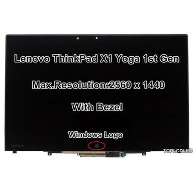 Lenovo Thinkpad X1 Yoga 1St Gen 20Fq Qhd Lcd Touch Screen Assembly Fru ...