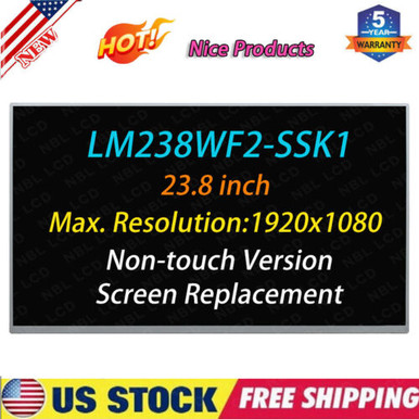 New Lm238Wf2-Ssk1 Lm238Wf2Ssk1 23.8" A+ Lcd Display Non-Touch Screen Replacement - SPW Industrial