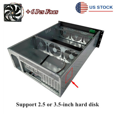 For Atx Server Case 6/8 Open Air Mining Frame Rig Graphics Case With 6 ...
