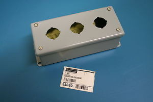 Hoffman Enclosure, E3PB Push Button Box, 3 Button - SPW Industrial