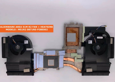 Alienware Area 51M R2 M51R2 0871Rd P38E002 Amd Cooler Fan With Heatsink ...