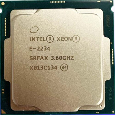 Intel Xeon E-2234 3.6-4.8Ghz 4 Core 8Mb 71W Lga1151 Cpu Processor - SPW ...