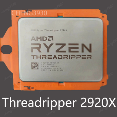 Amd Ryzen Thripper 2920X 12 Cores 24 Ths 3.50 Ghz 180W Cpu Processor ...