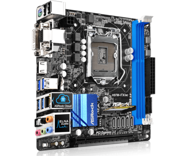 For Asrock H97M-Itx/Ac Motherboard Lga1150 Ddr3 16G Vga Dvi Hdmi Wifi5 ...