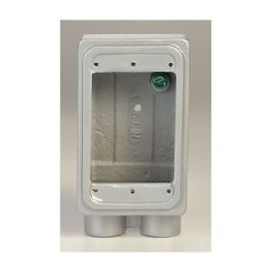 Cast Device Box, FSS, 1 Gang, 1/2 Hub, Malleable Iron - SPW Industrial