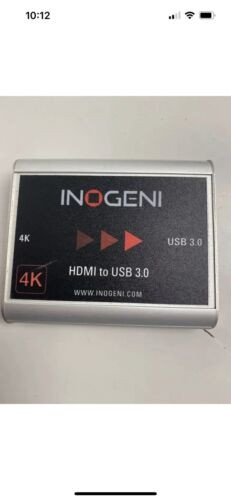 New- Inogeni 4K2Usb3 Hdmi 4K To Usb 3.0 Capture Card. No Original Box ...