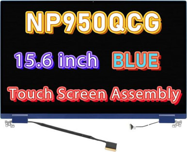 15.6 Inch Samsung Notebook Np950Qcg With Touch 1920X1080 (Blue) Lcd Top Assembly - SPW Industrial