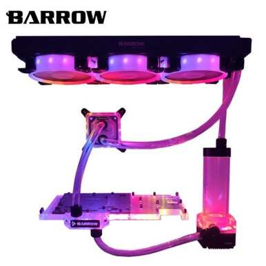 Barrow Water Cooling Kit 360Mm Radiator Cpu/Gpu Block Pump Reservoir ...