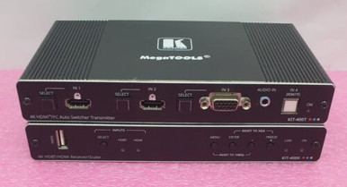Kramer Kit-400 4K Auto Switcher/Scaler Kit Over Long Reach Hdbaset ...