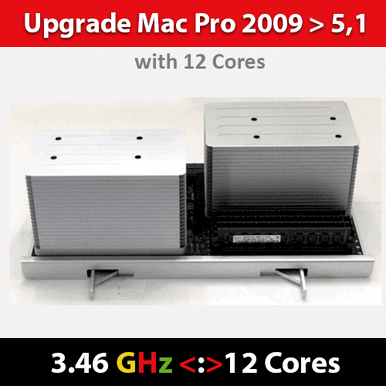 2009 Mac Pro | Cpu Tray | 12-Cores 3.46Ghz | Model Id 4,1 5,1 | 64Gb ...