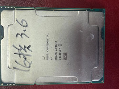Intel Gold 6346 Es 16 Core 2.9G Server Processor Qwas Cpu Supplement 6 ...