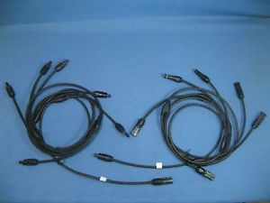 MC4 connectors 1 Pair MC4 PV Solar Cable Branch Connector FFFFFFM ...