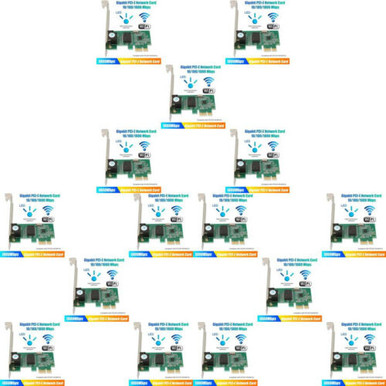 15 Cards Gigabit Ethernet Lan Pcie Pci High Speed Network Controller 10 ...