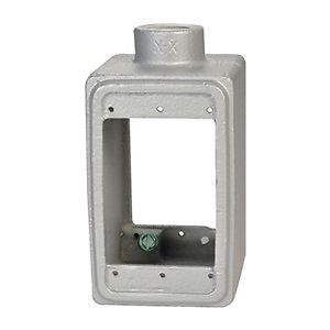 Cast Device Box, FS, 1 Gang, 1/2 Hub, Malleable Iron - SPW Industrial