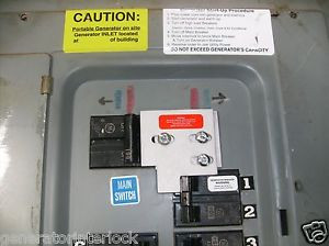 GE-100X General Electric GE Generator interlock kit 100 Amp Transfer ...