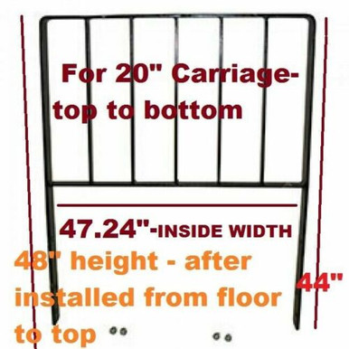 Forklift Load Back Rest 47.24" Class 3 Iii Attachment 4 Bolts Per Side ...